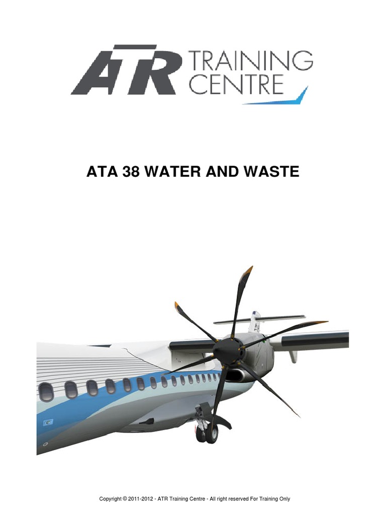 Ata 38 Water and Waste | PDF | Toilet | Valve