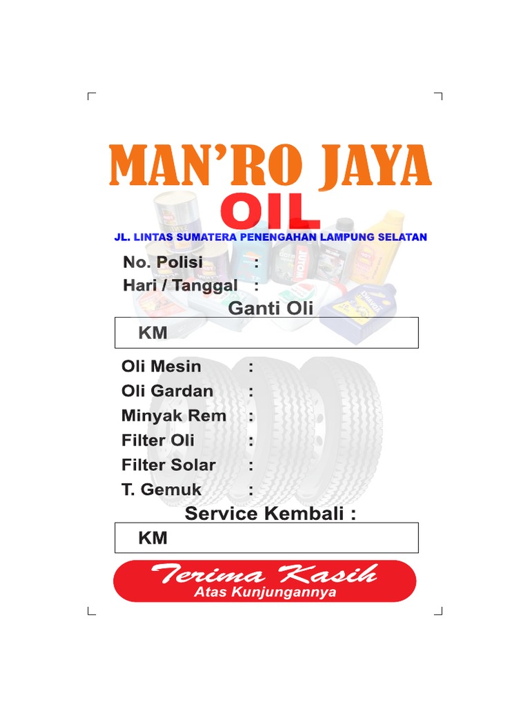 Gantungan Oli PDF | PDF