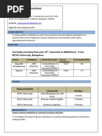 B.ed Graduate Sample Resume | PDF | Change | Behavior Modification