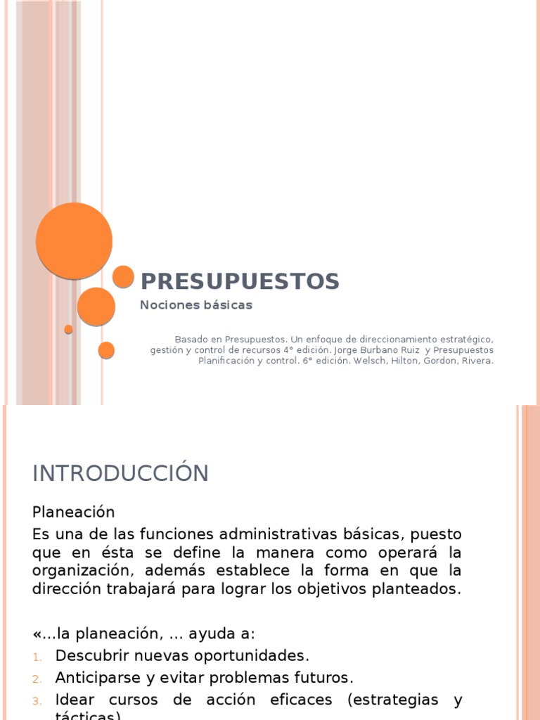 Guía Completa de Presupuestos Empresariales | PDF | Presupuesto | Planificación