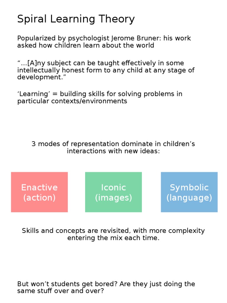 Spiral Learning Notes | PDF