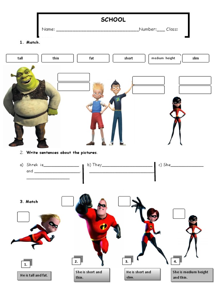 Physical Descriptions Picture Description Exercises - 19974 | PDF