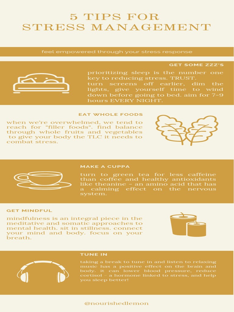 5 Tips For STRESS Management | PDF