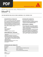 Hoja Técnica de Lamina Plystone 25mm | PDF | Cemento | Materiales