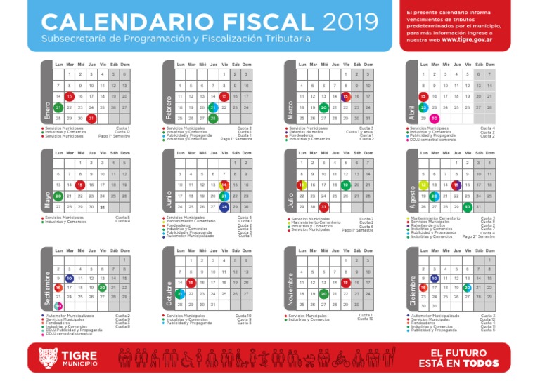 Calendario Fiscal PDF | PDF