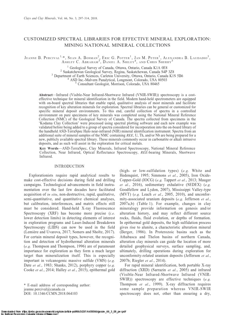 Customized Spectral Libraries For Effect PDF | PDF | Infrared ...