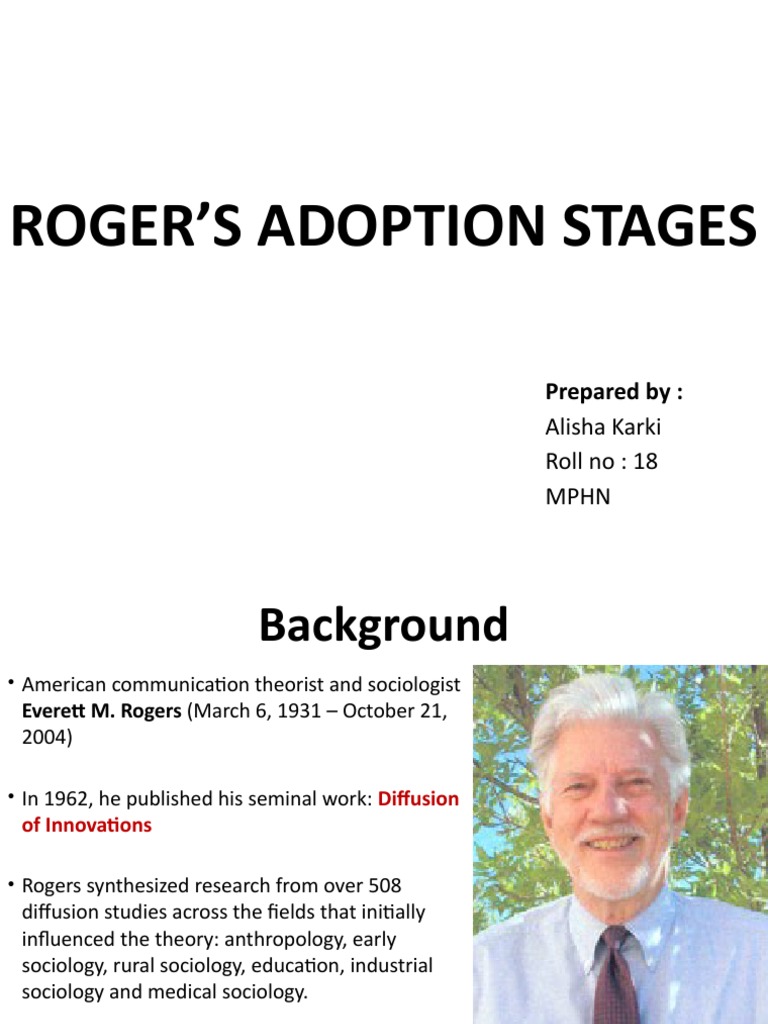 Rogers' Stages of Adoption Explained | PDF | Decision Making | Innovation