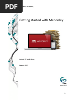 Introduction to Mendeley Guide | PDF | Portable Document Format | Application Software