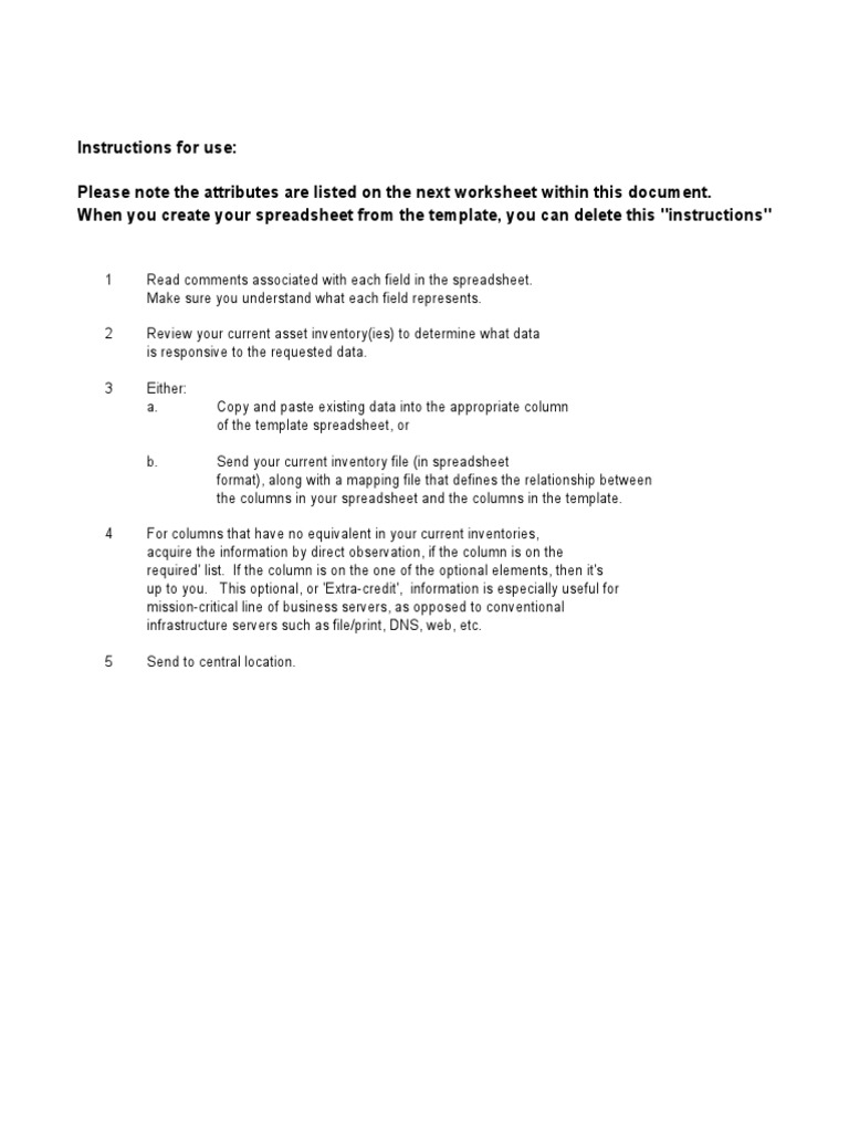 Simple Server IT Inventory Excel Spreadsheet | PDF | Computer ...