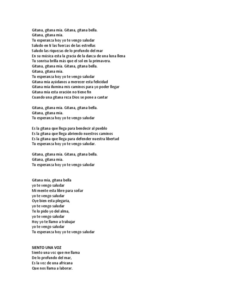 Gitana | PDF | Oración | Religión y creencia