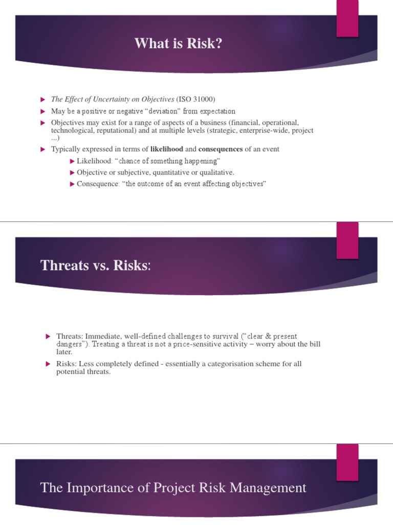 Risk Management PDF | PDF | Risk | Risk Management