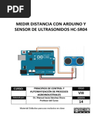 Informe de Sensor Ultrasonico | PDF | Sonido | Arduino