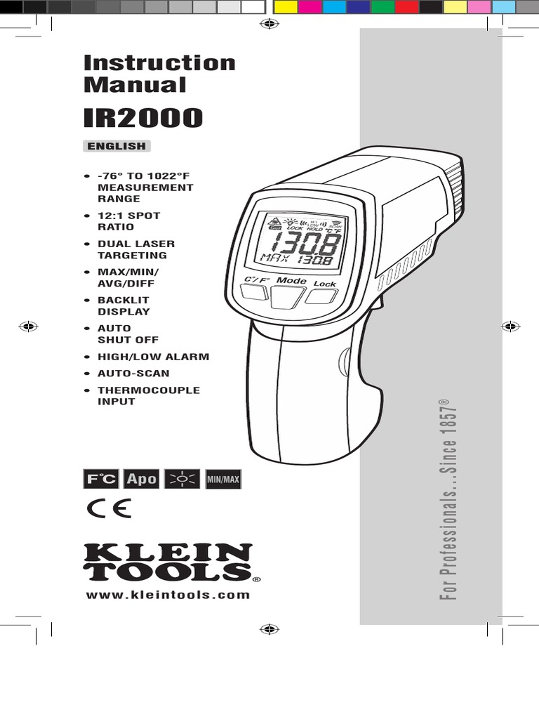 Instruction Manual: English | PDF | Thermometer | Applied And ...