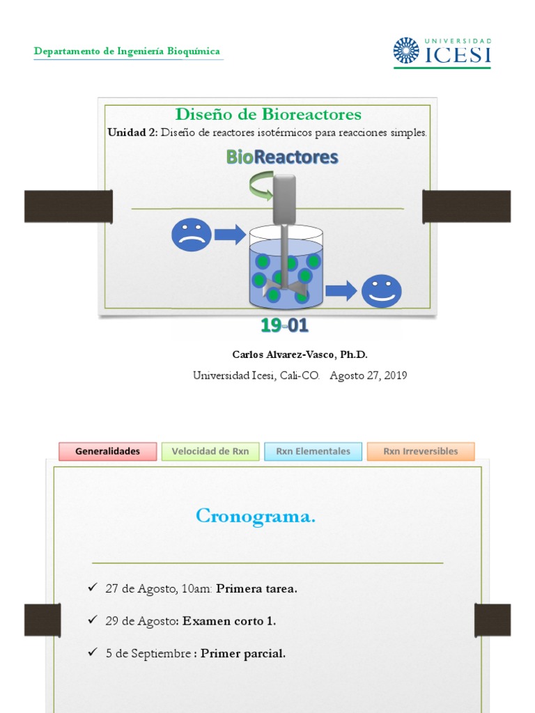 Bioreactor Design Class 9 G1 | PDF | Reactor Quimico | Laboratorios