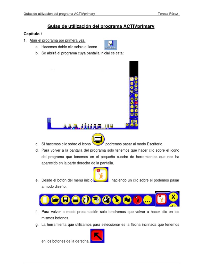 Manual ActivInspire Primary | PDF | Point and Click | Ventana (informática)