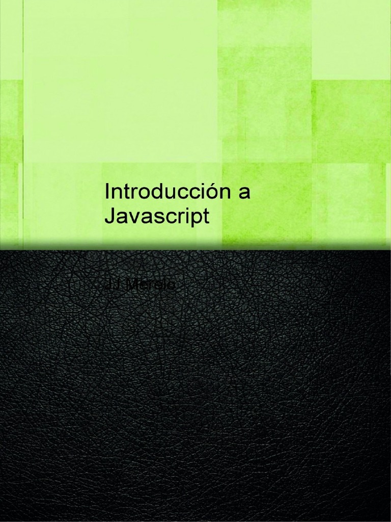 Introduccion A Javascript | PDF | Script Java | Objeto (informática)