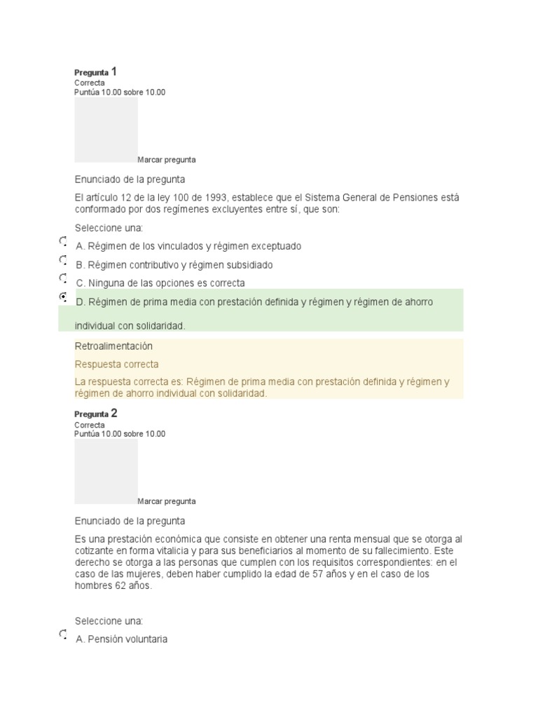 Eval Mod 3 | PDF | Pensión | Gobierno