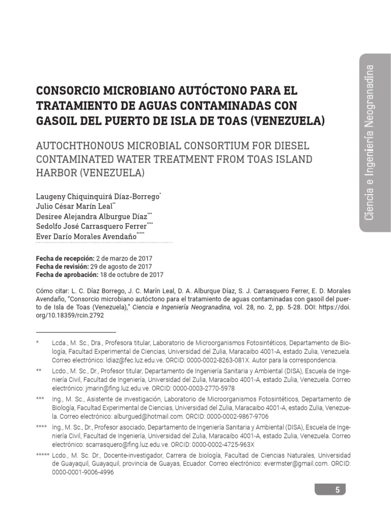 Consorcios Microbianos 2 PDF | PDF | Las bacterias | Agua