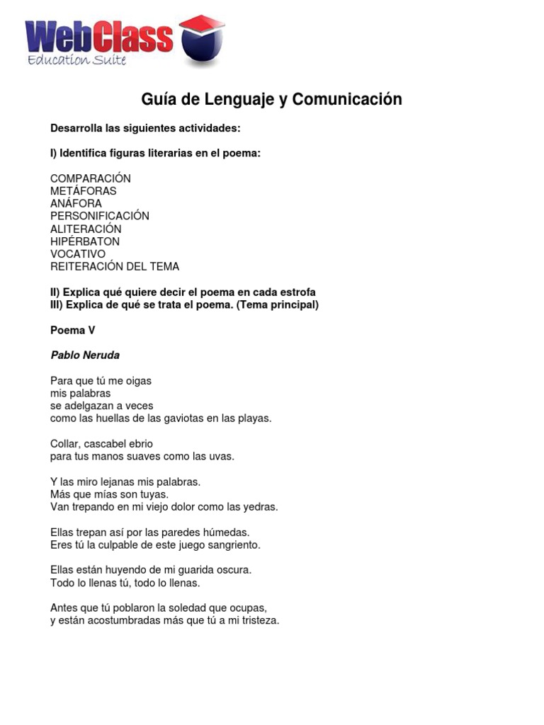 Guía El Poema | PDF