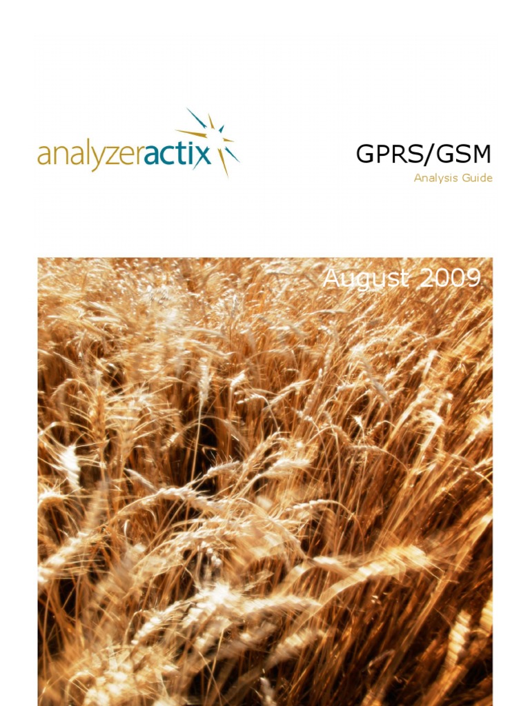 Actix Analyzer GPRS and GSM Analysis Guide | PDF | General Packet Radio ...