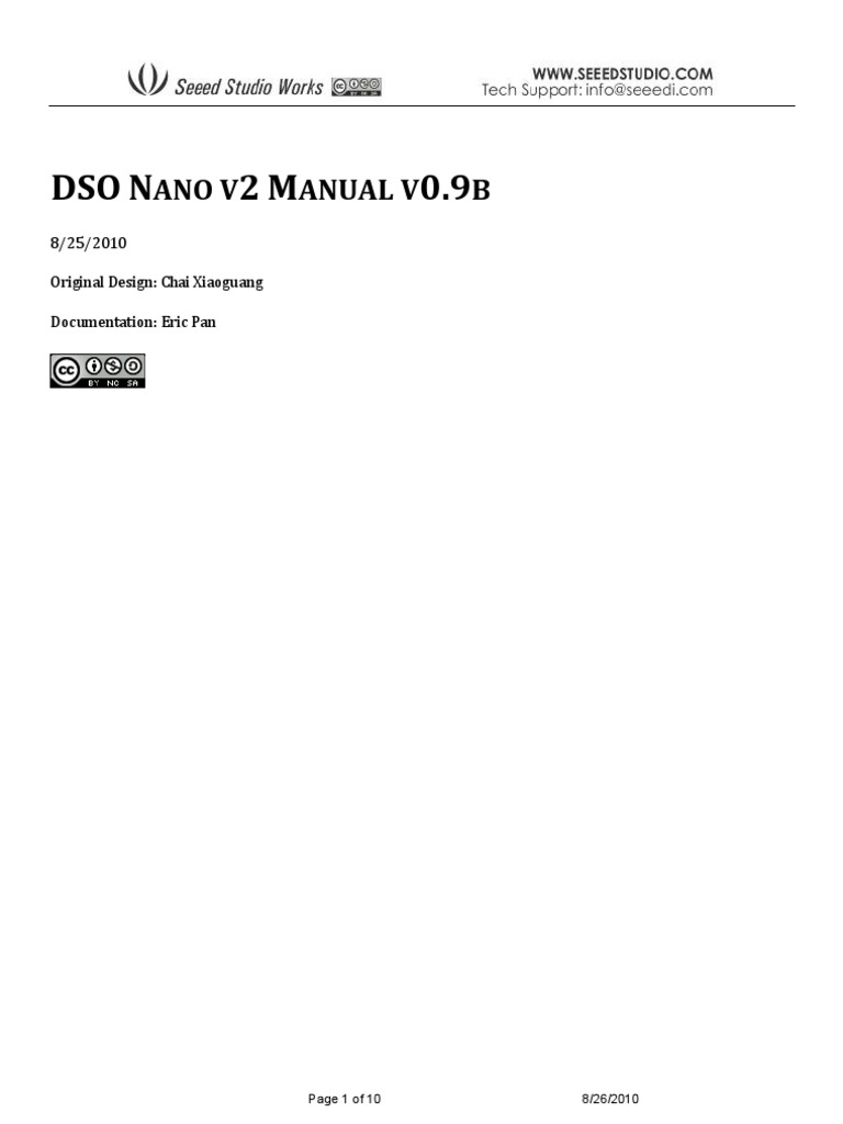 Dso Nano v2 Manual | PDF | Usb | Electrical Engineering