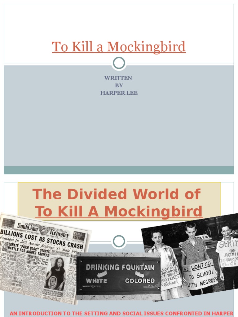 TKAM Background Info | PDF | To Kill A Mockingbird | Social Issues ...