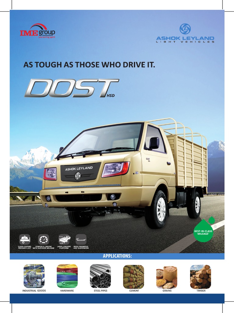 Dost Strong & Dost Plus Brochure HSD PDF | PDF | Wheeled Vehicles ...