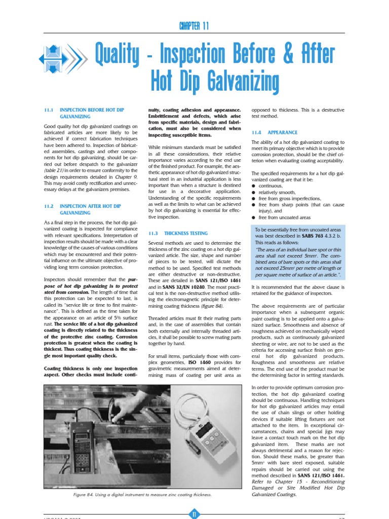 Thickness Test | Download Free PDF | Galvanization | Corrosion
