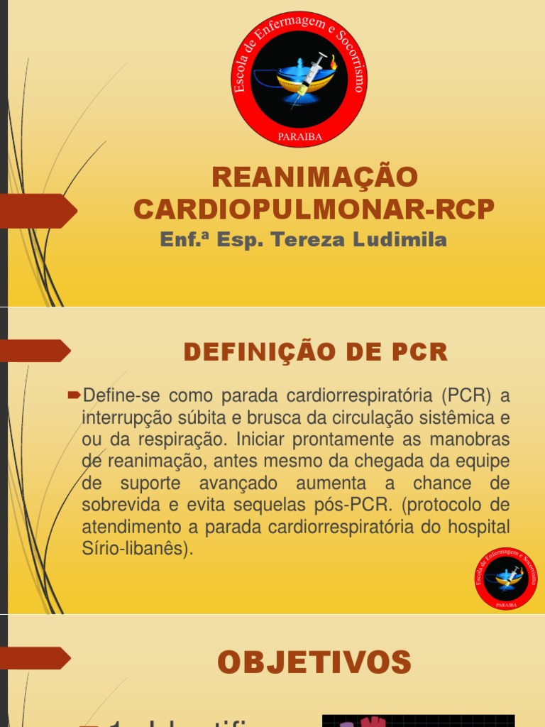 Reanimação Cardiopulmonar - RCP PDF | PDF | Reanimação cardiopulmonar ...