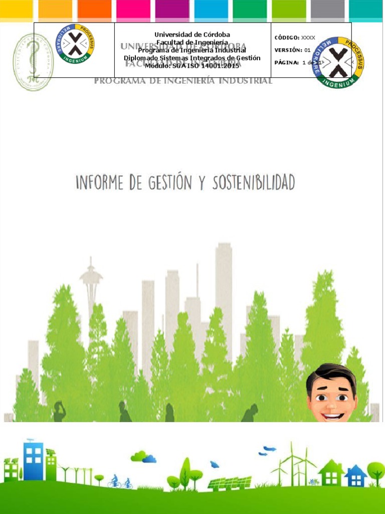 Estructura Del Informe Sga | PDF | La contaminación del aire | Evaluación del ciclo de vida
