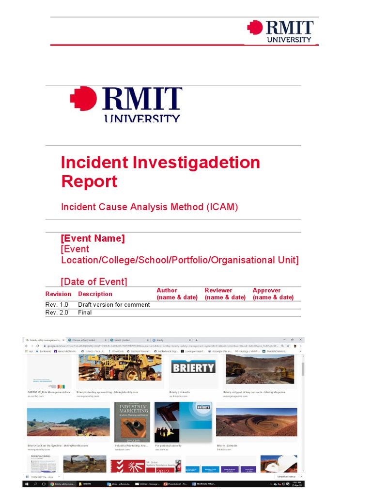 Incident Investigadetion: Incident Cause Analysis Method (ICAM) | PDF ...