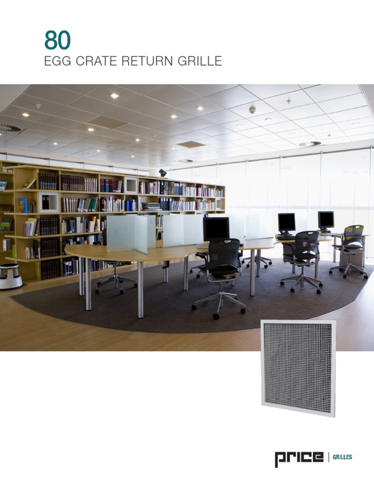 80 Egg Crate Return Grille Catalog | PDF | Duct (Flow) | Building ...