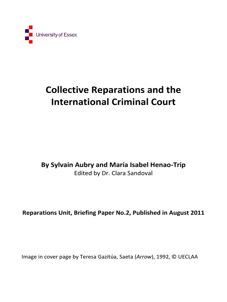 Briefing Paper 2 - Collective Reparations | PDF | International ...