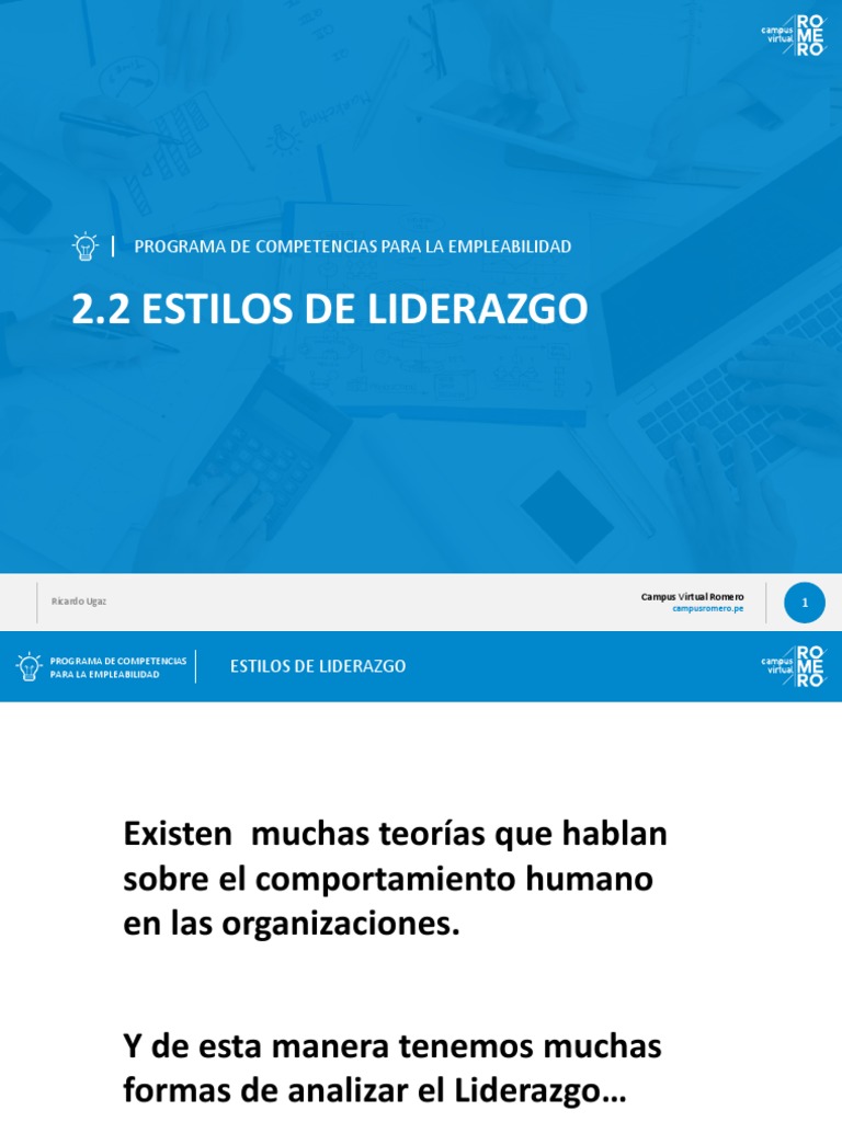 2.2 Estilos de Liderazgo PDF | PDF