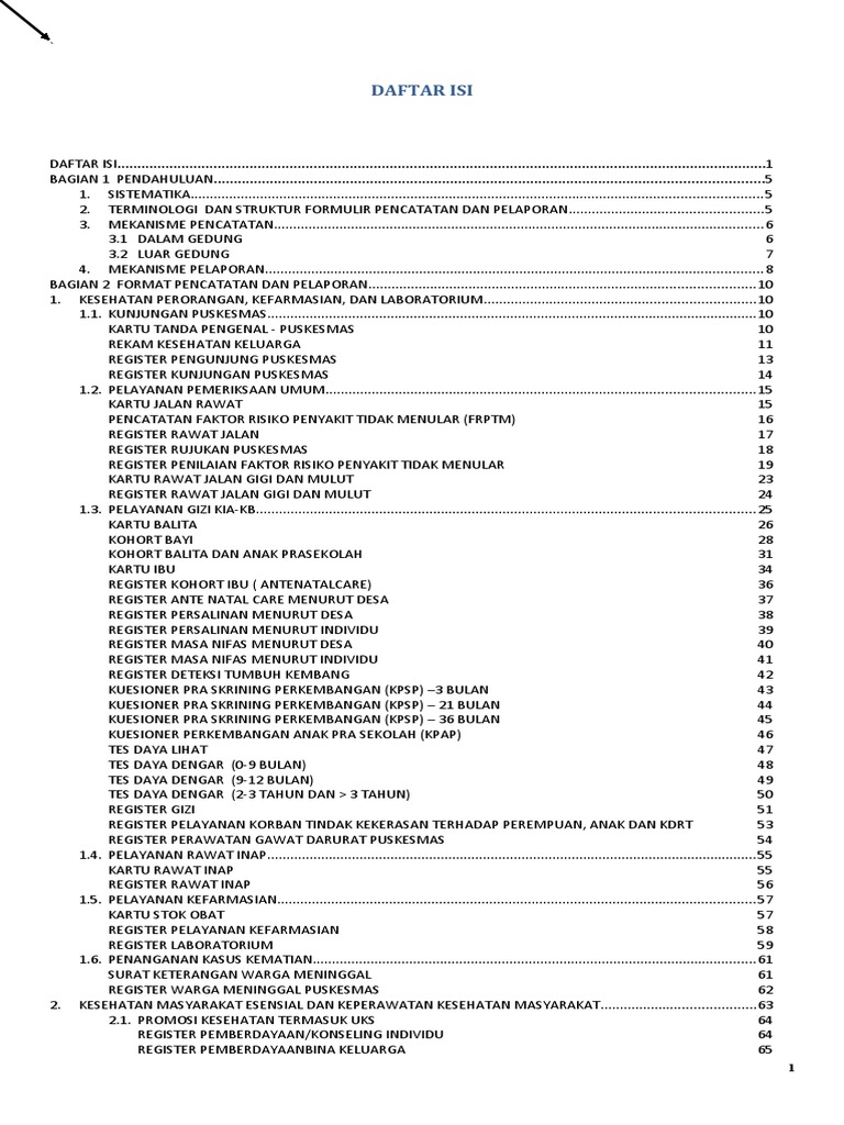 Buku 3 Pedoman SP2TP (Format Pencatatan, DO, Kodifikasi) 08062015 | PDF