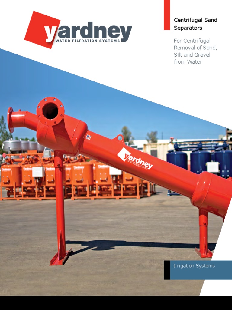 Centrifugal Sand Separators | PDF | Filtration | Mechanical Engineering