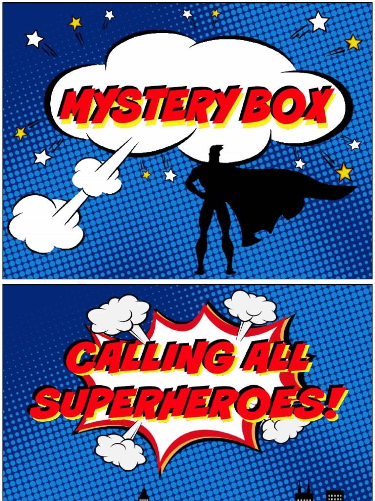 Superhero Mystery Box PPT Bomb Game | PDF | Self-Improvement
