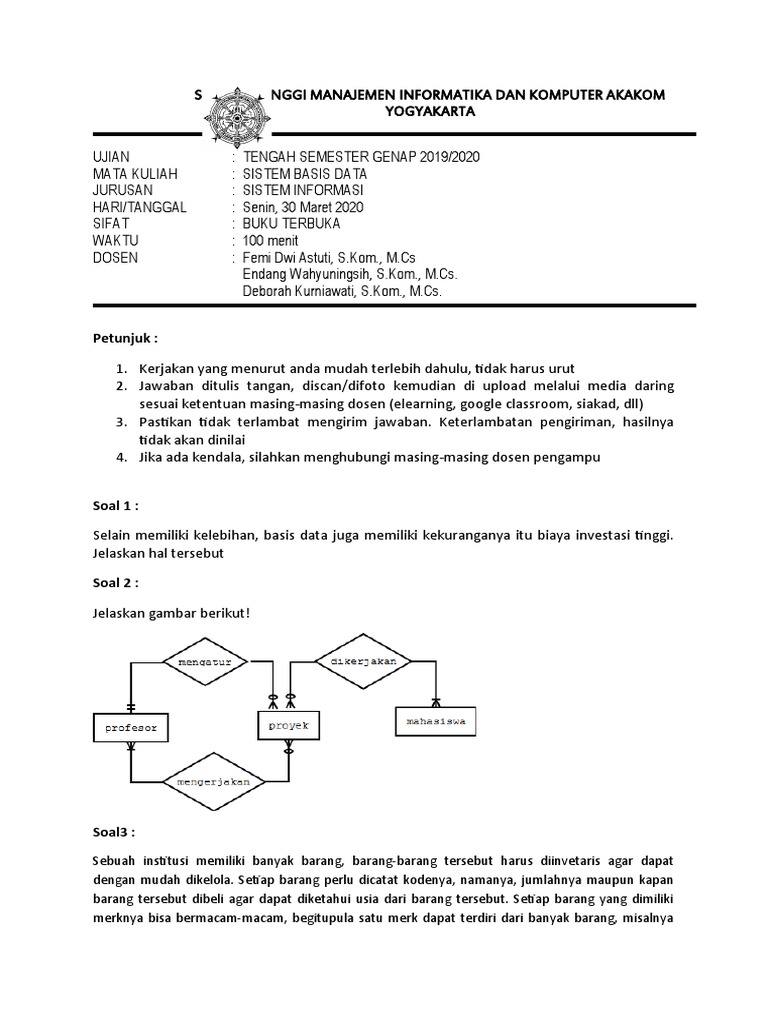 UTS Sistem Basis Data | PDF