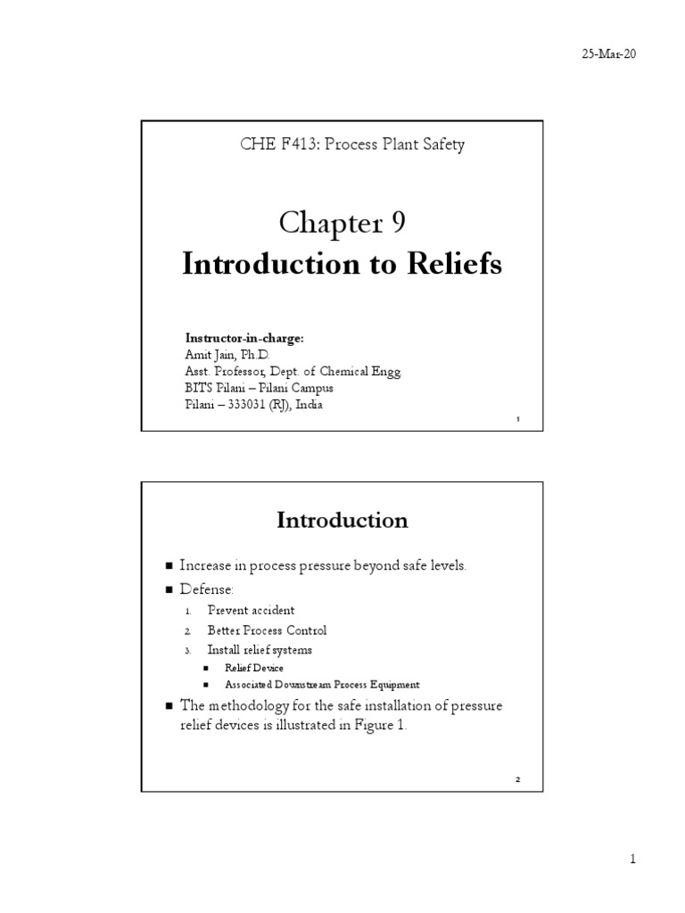Relief Systems: An In-Depth Look at Pressure Relief Devices, Their ...