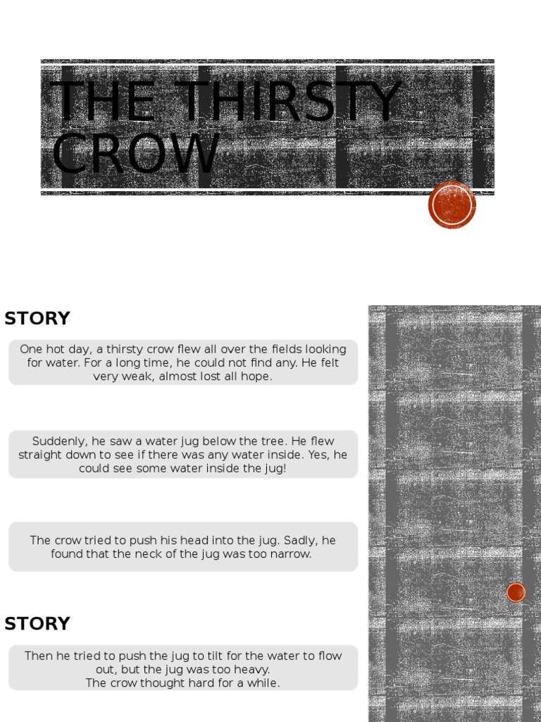 The Thirsty Crow | PDF