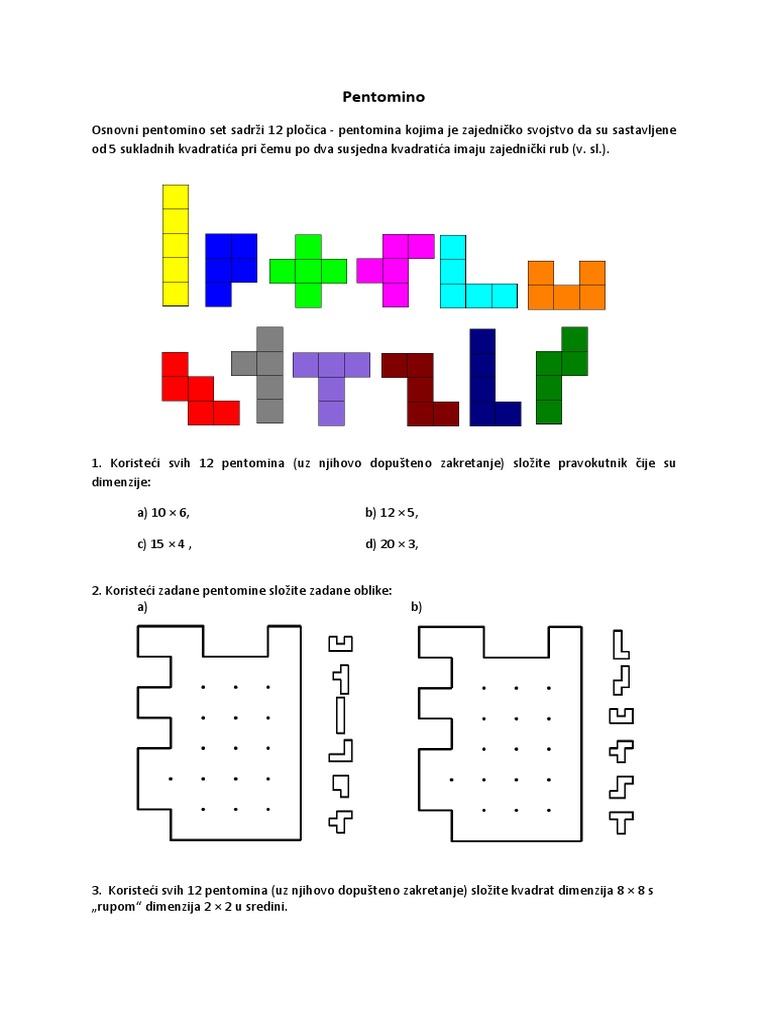 Pentomino | PDF
