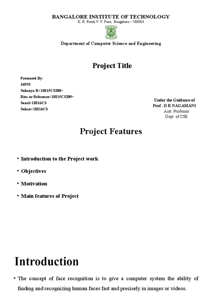 Phase-II - PPT - Template-Updated by Riza | PDF | Biometrics | Computing