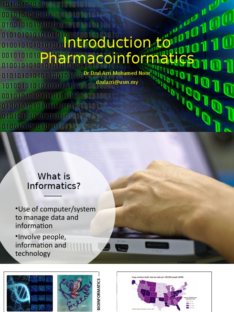 Introduction To Pharmacoinformatics: DR Dzul Azri Mohamed Noor Dzulazri ...