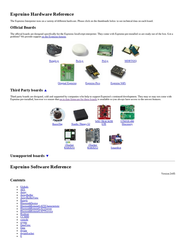 Espruino Hardware Reference PDF | PDF | Digital Electronics | Digital ...