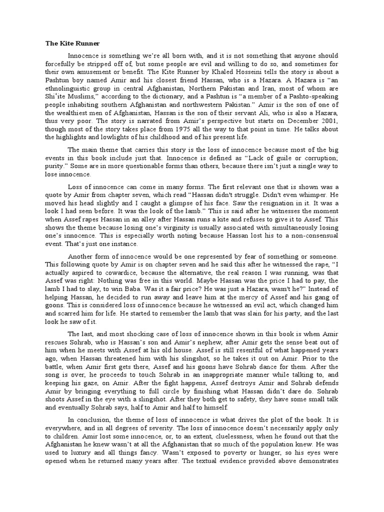 The Kite Runner | PDF