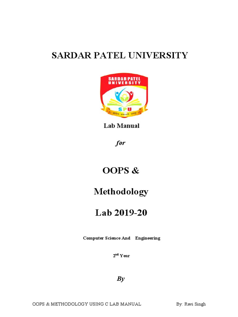 OOPM Lab-Manual | Download Free PDF | C++ | Constructor (Object Oriented Programming)
