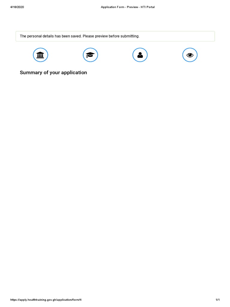 Application Form - Preview - HTI Portal PDF | PDF