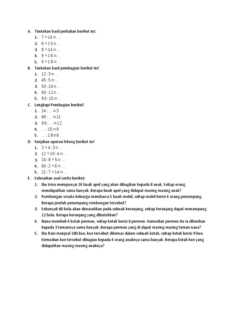 Soal Labirin 3-4 | PDF