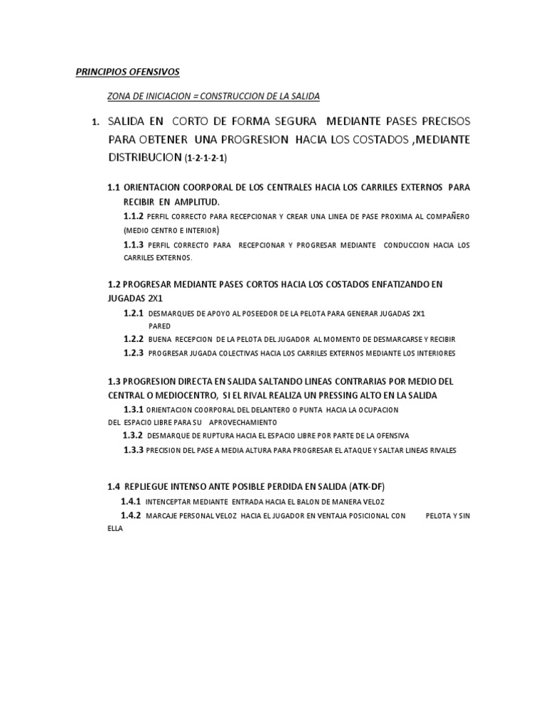 Modelo de Juego Futbol 7 | PDF | Delantero (Asociación de Fútbol ...