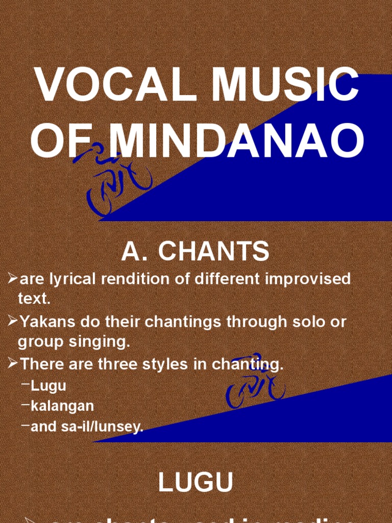 Vocal Music of Mindanao | PDF